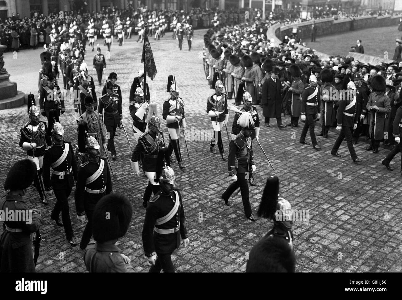 Prince Francis of Teck Funeral - St George's Chapel, Windsor Stock ...