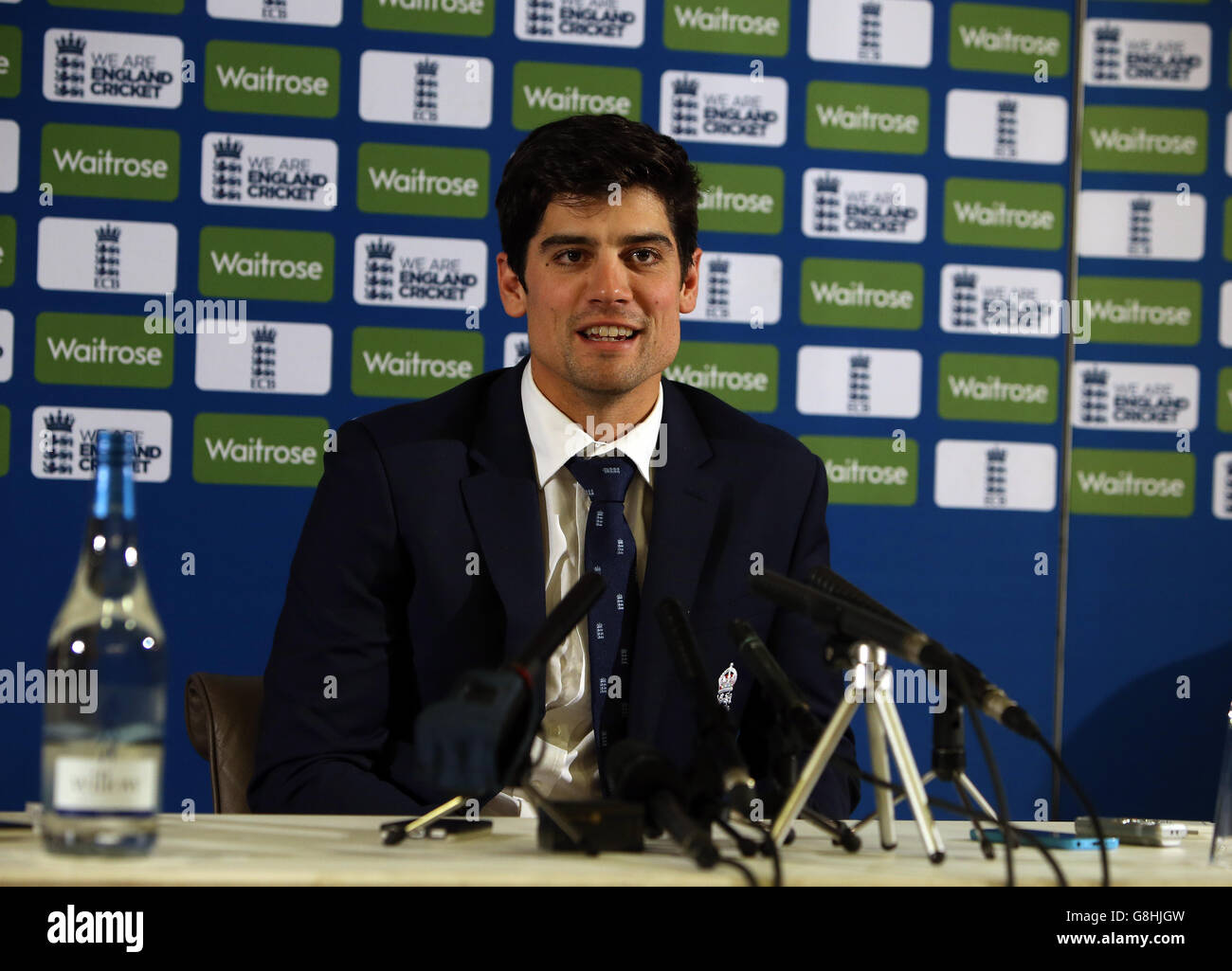England Cricket Press Conference - Heathrow Airport. England captain ...