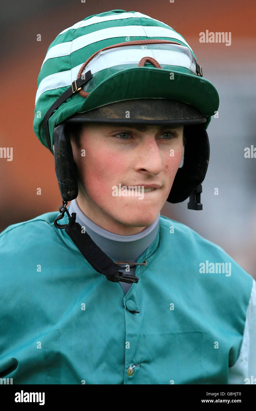 Leicester Races. Zach Baker, jockey Stock Photo - Alamy