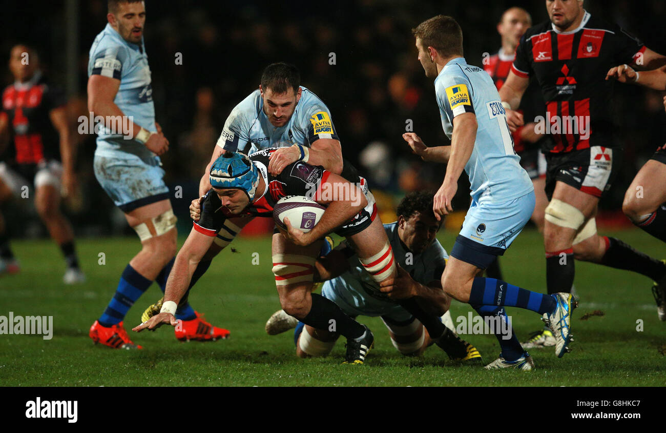 Worcester v Gloucester - European Challenge Cup - Sixways Stadium Stock ...