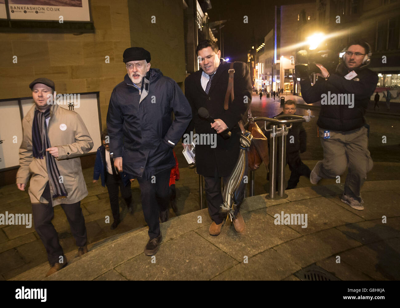 Labour leader Jeremy Corbyn arrives ahead of addressing a TUC rally at ...