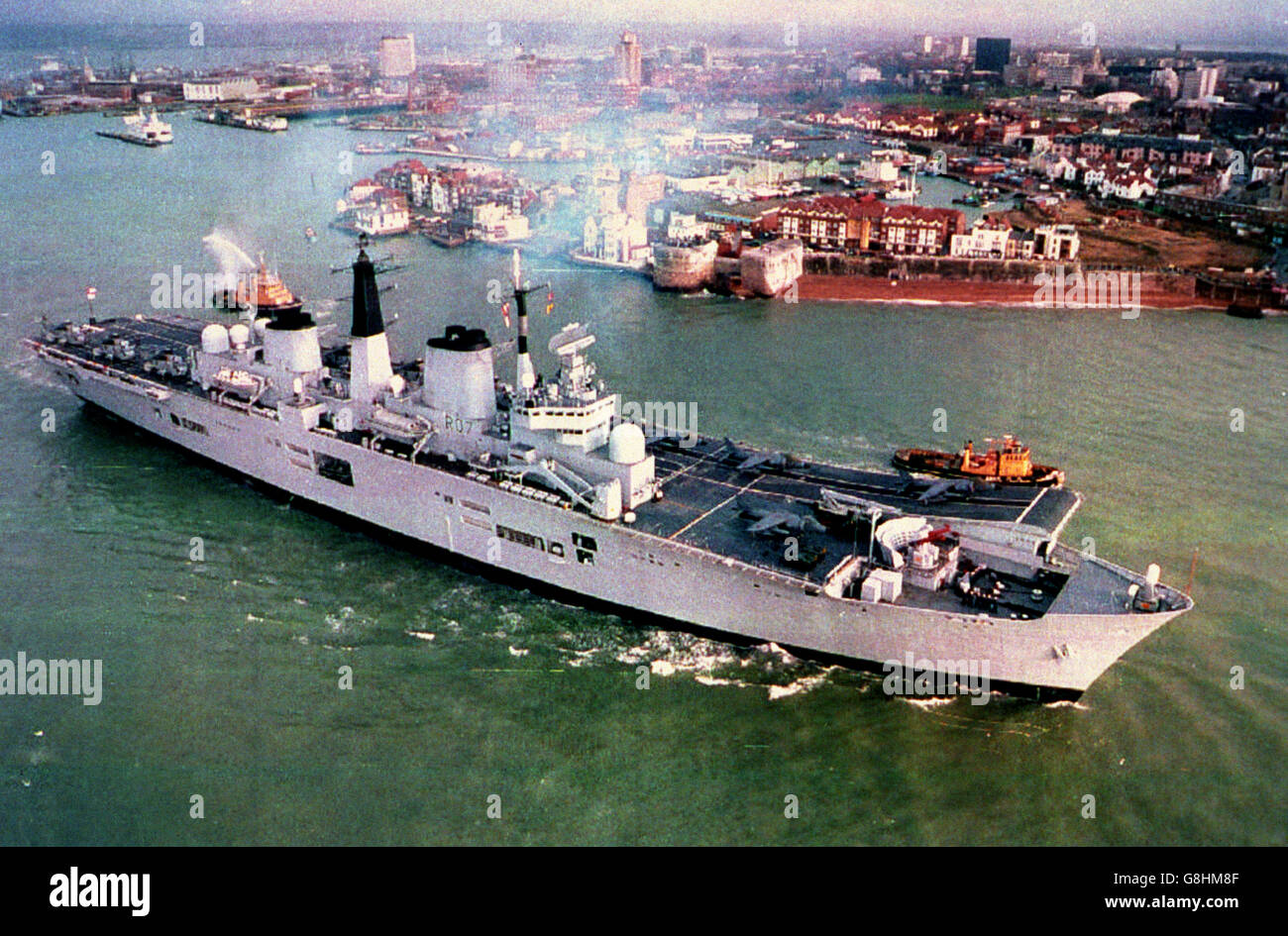 HMS Ark Royal Stock Photo - Alamy
