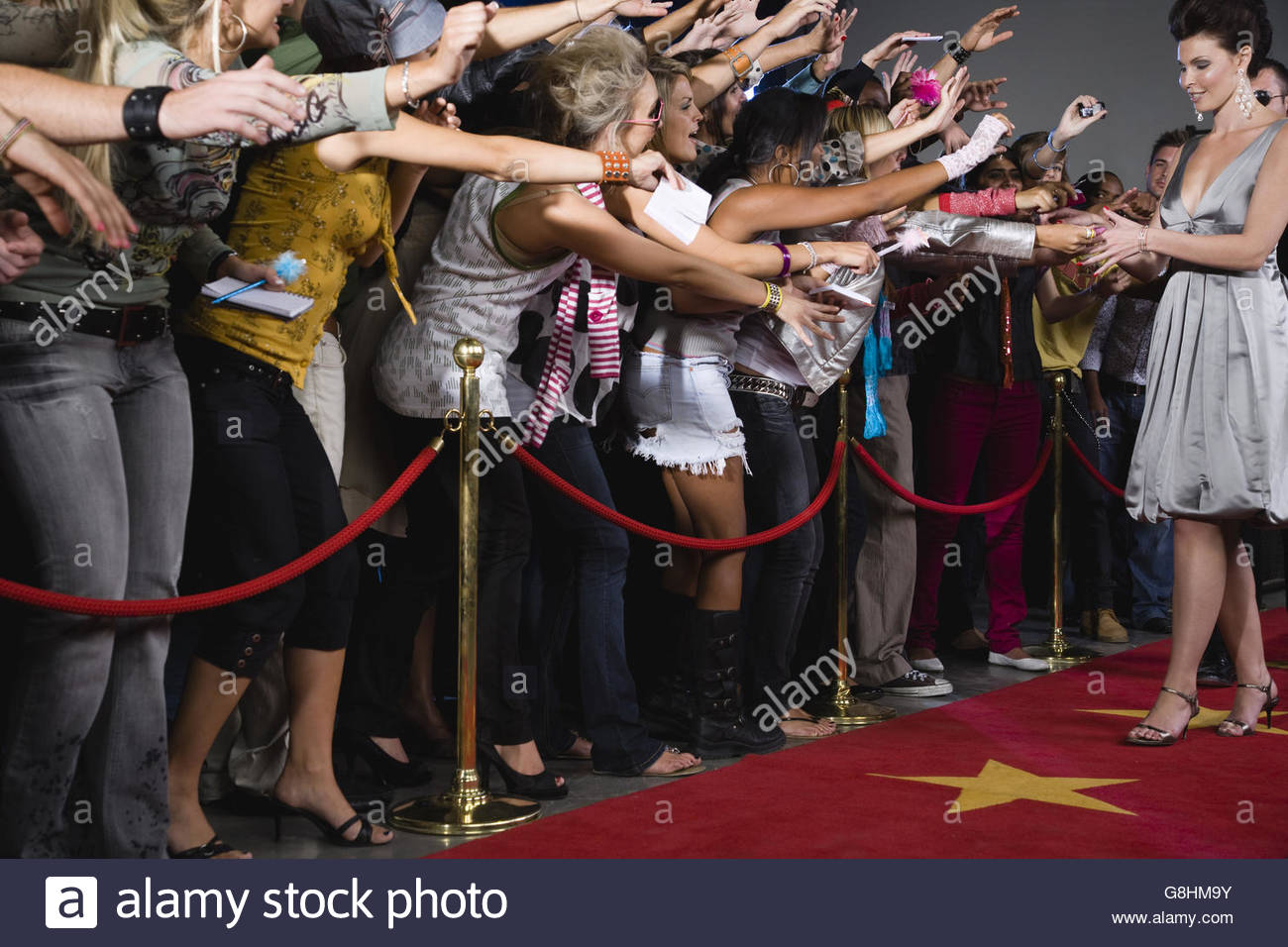 Screaming Fans Celebrity Stock Photos & Screaming Fans Celebrity Stock ...