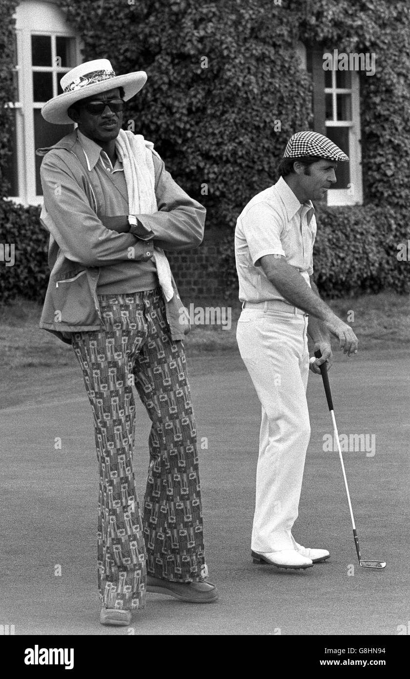 Gary Player, arriving here for the Open Golf Championship, has a ...