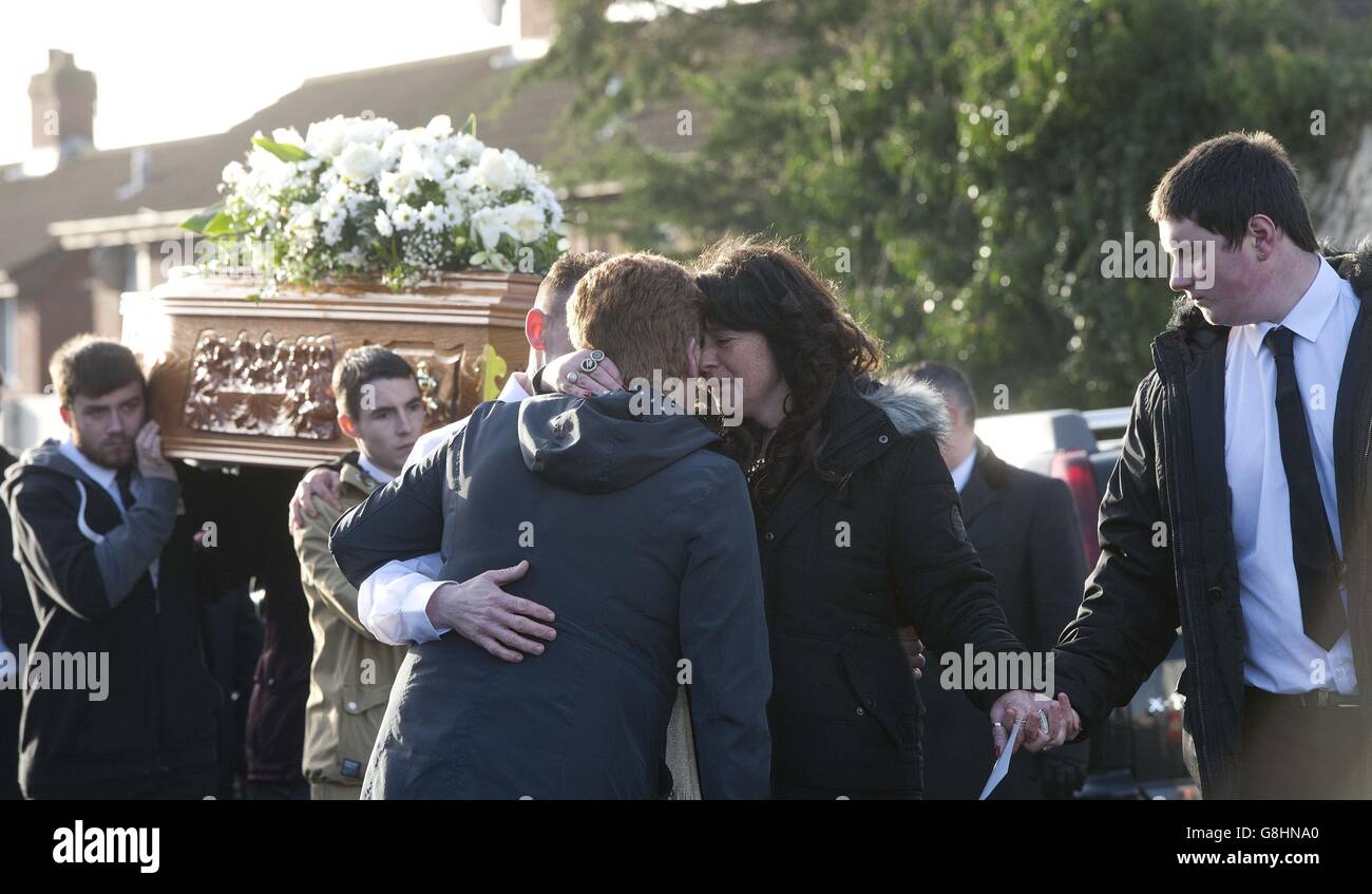 Christopher Meli funeral Stock Photo - Alamy