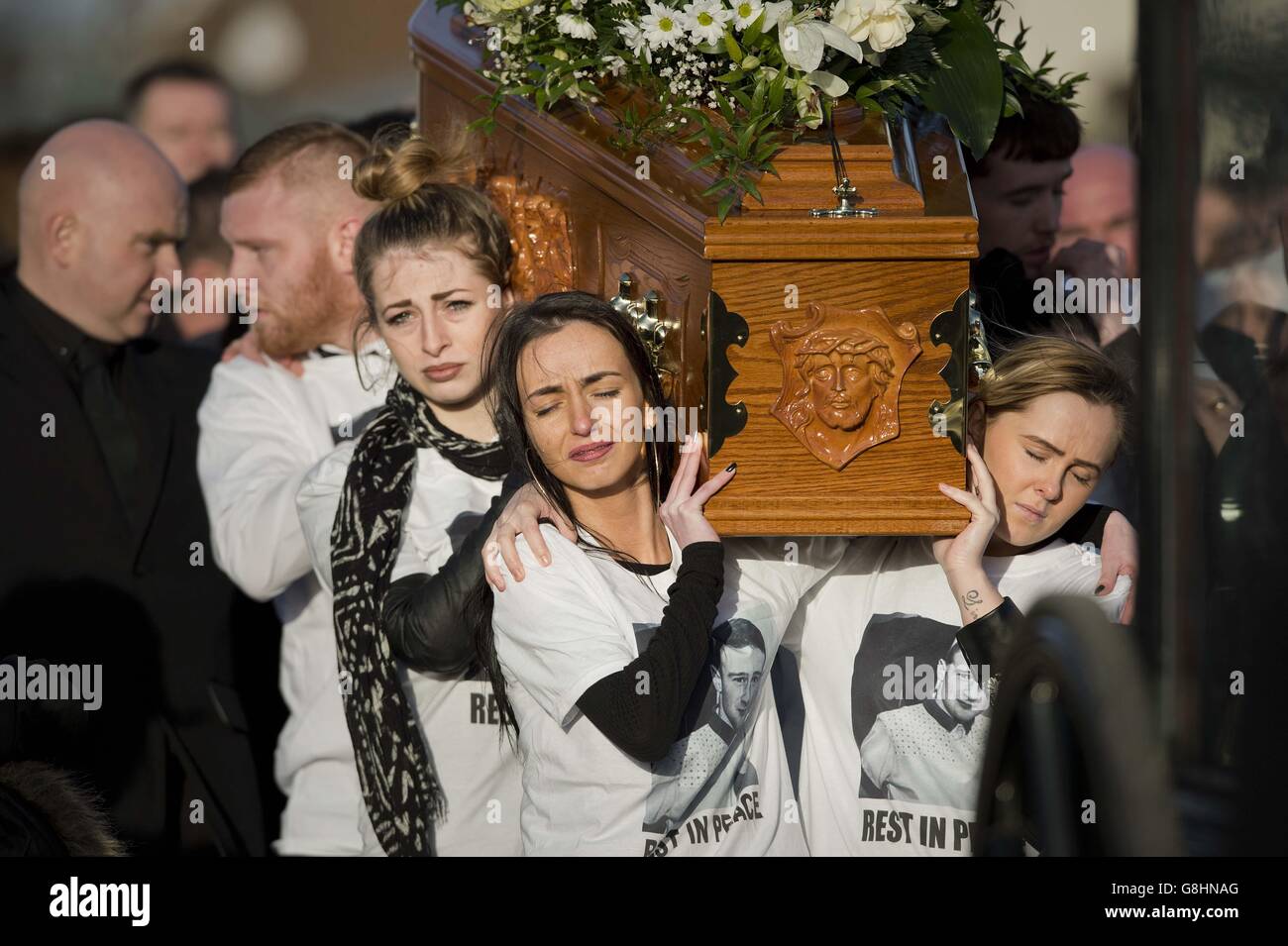 Christopher Meli funeral Stock Photo - Alamy