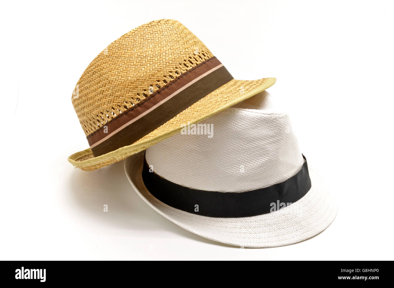 White sun hats Cut Out Stock Images & Pictures - Alamy