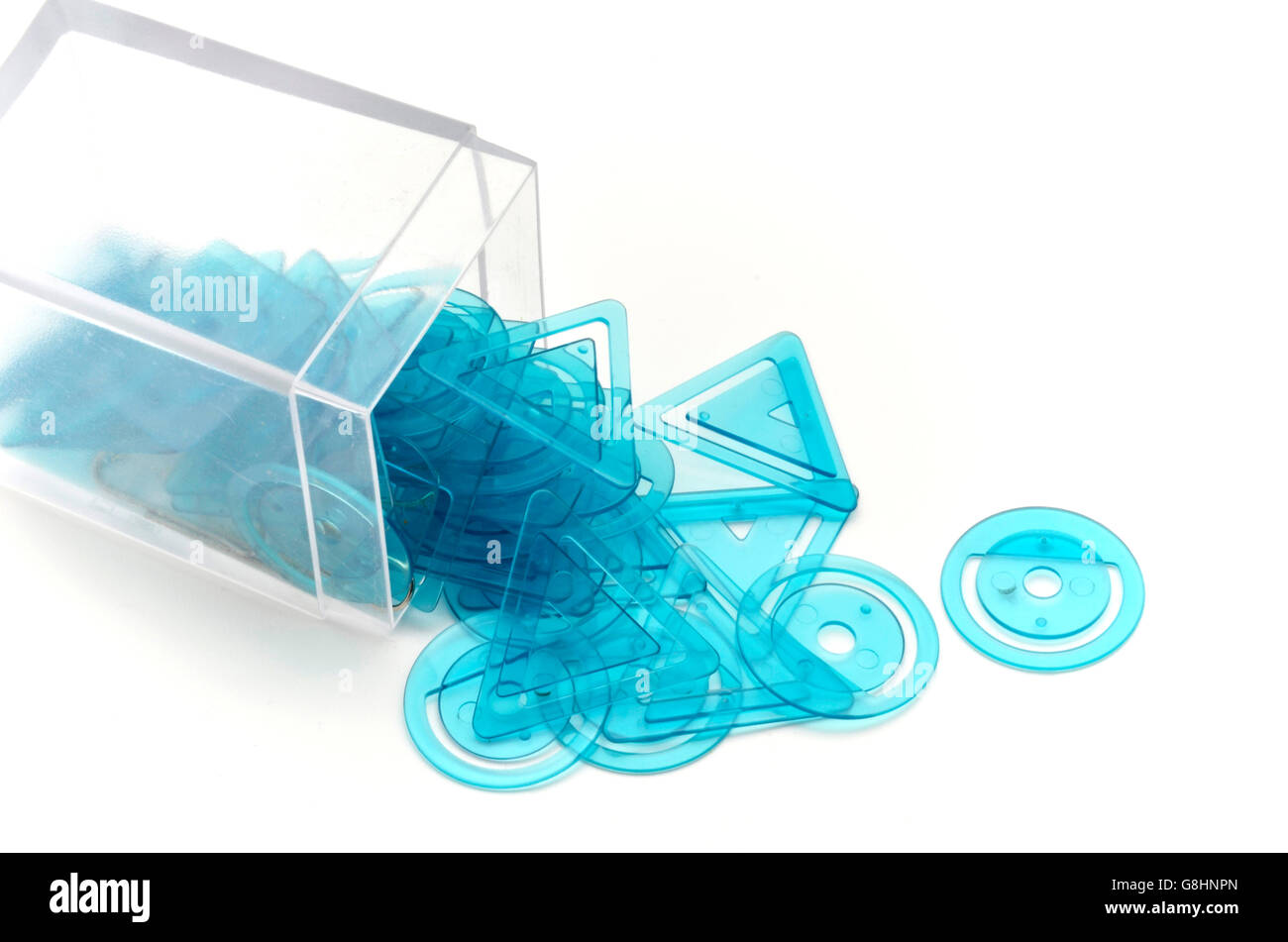 box of clips geometric Stock Photo - Alamy