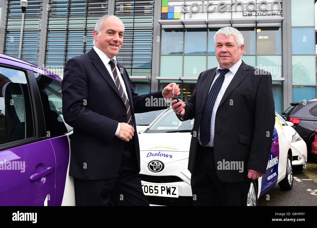 Toyota Fleet Handover - Colchester Stock Photo - Alamy