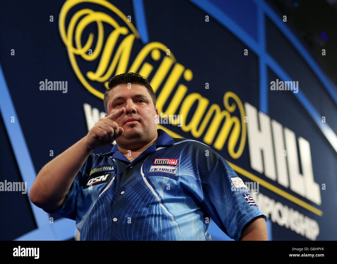 John Michael reacts during his match with Warrick Scheffer during day ...