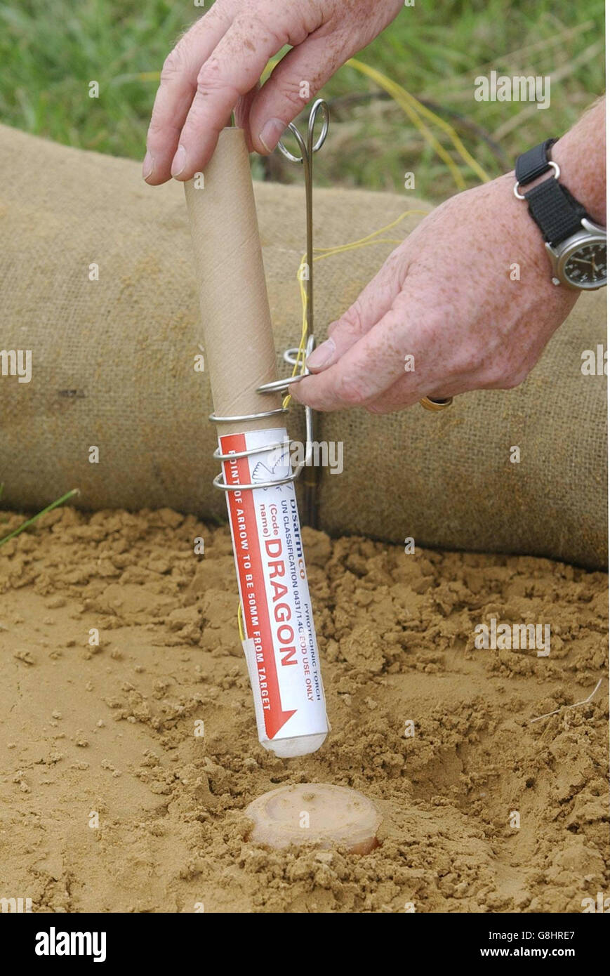 A "Dragon" is positioned to "burn" a landmine. A simple new method for ...
