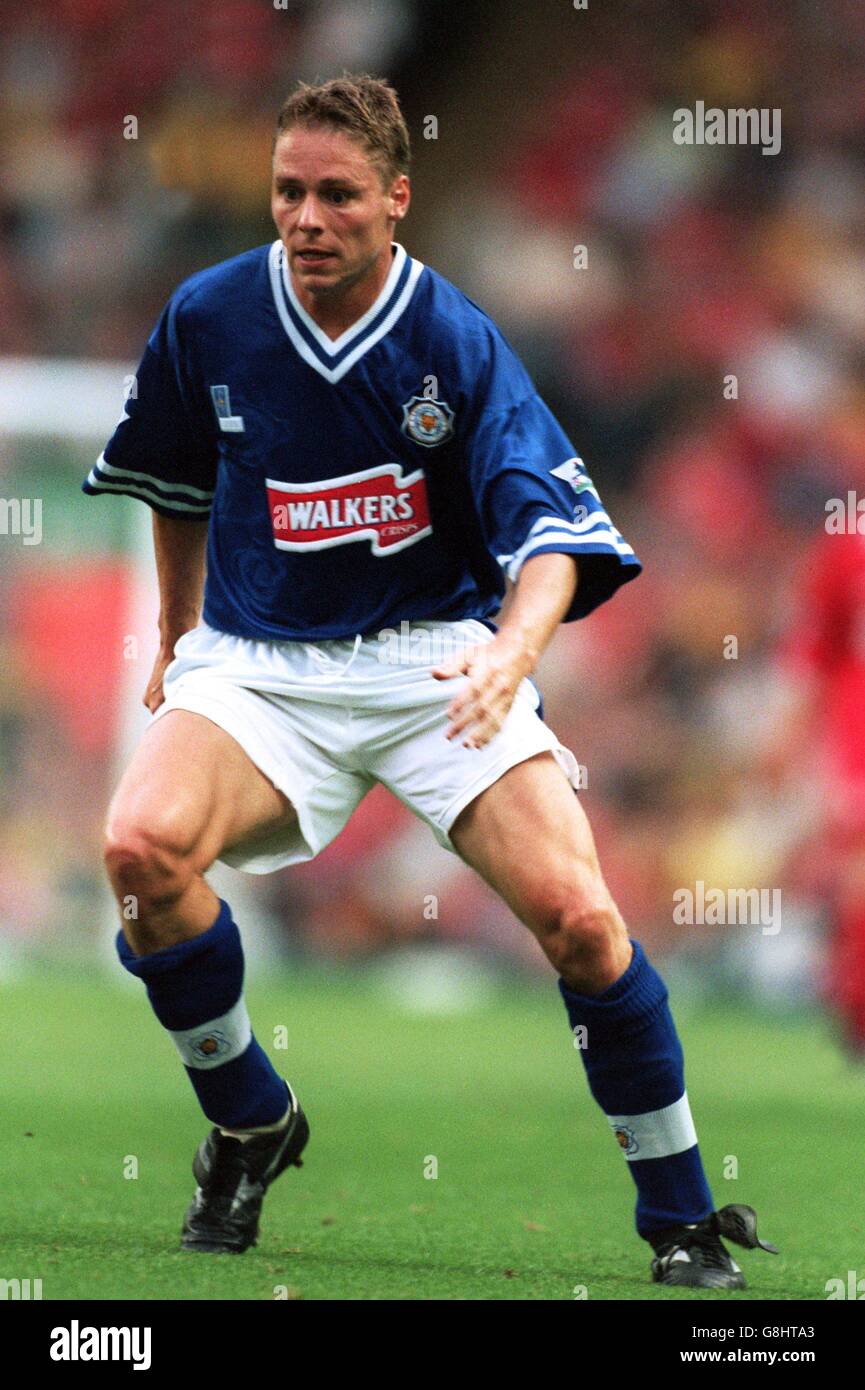 Soccer, Liverpool V Leicester City. Steve Guppy, Leicester City Stock ...