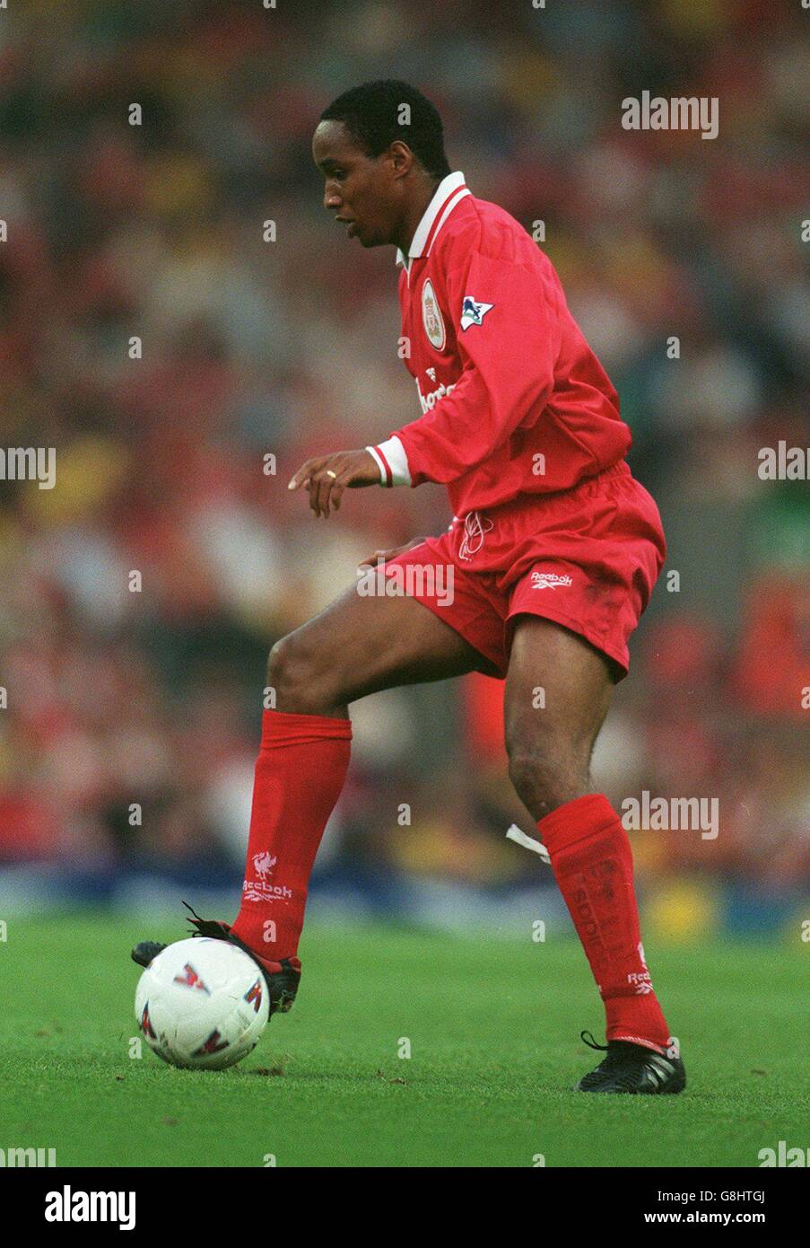 Soccer, Liverpool V Leicester City. Paul Ince, Liverpool Stock Photo ...
