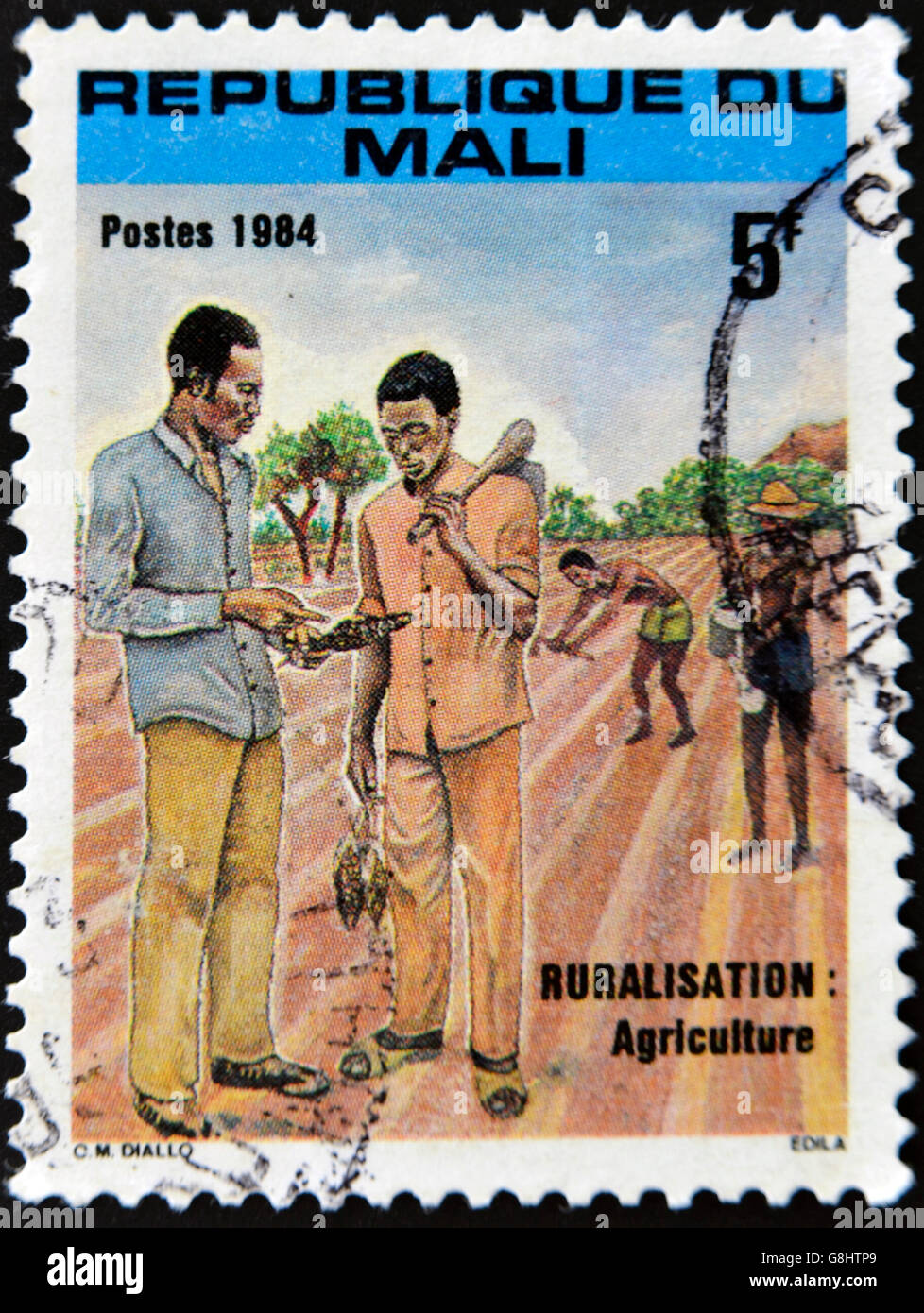 Mali postage stamp hi-res stock photography and images - Alamy