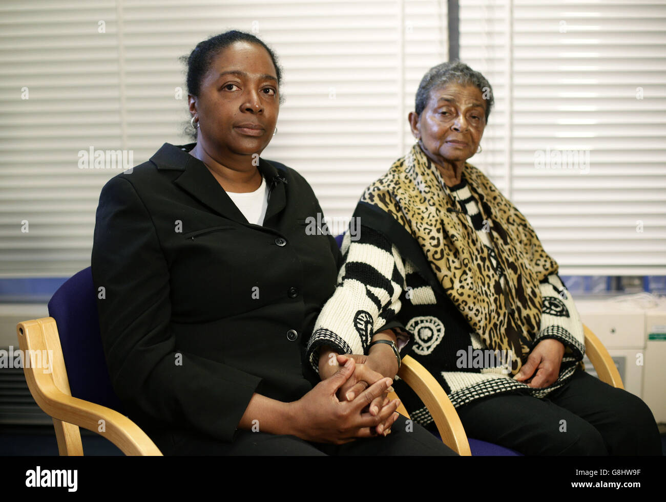 Ava (left) and Pansy Blake, sister and mother of murdered actress Sian ...