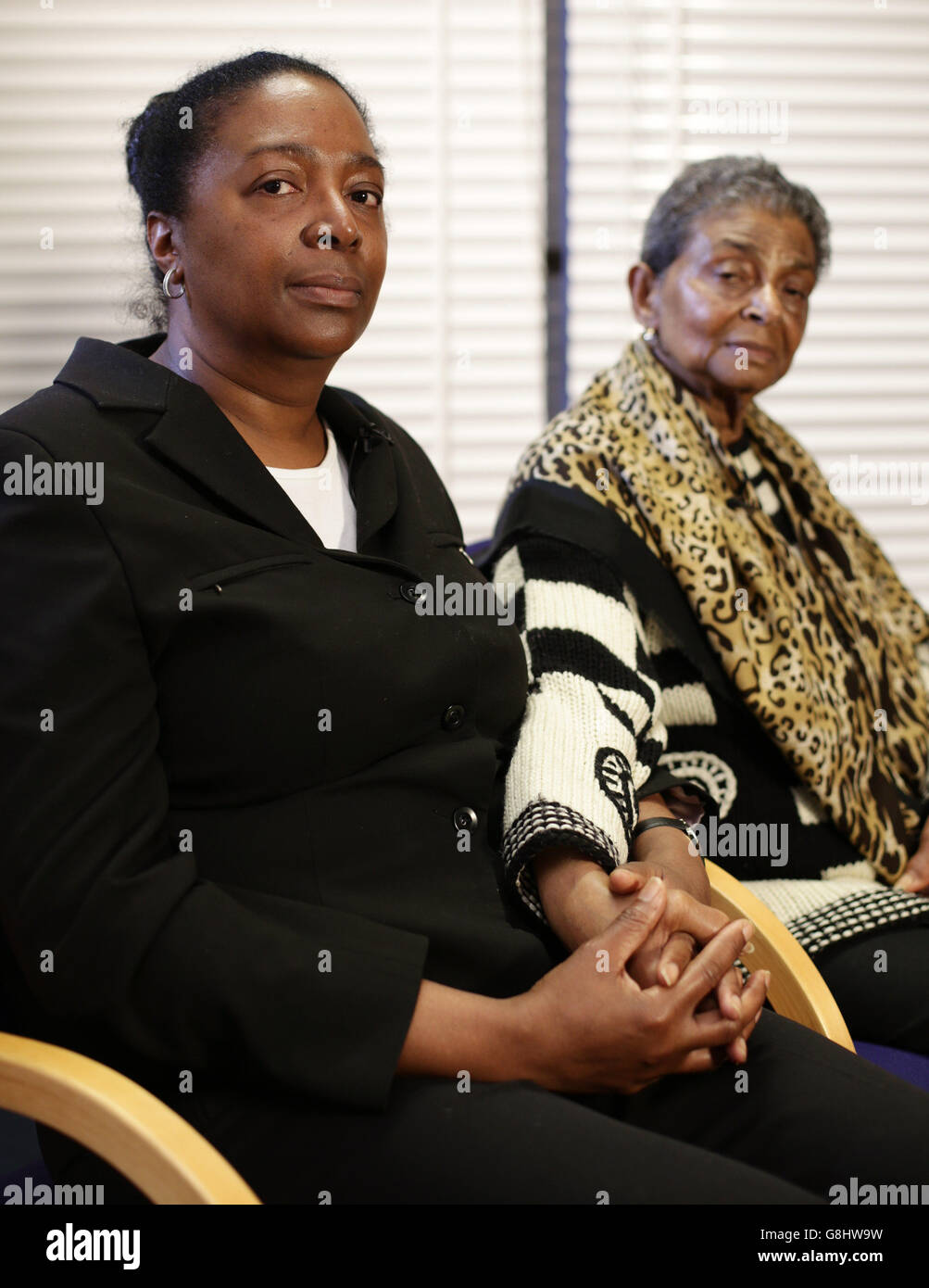 Ava (left) and Pansy Blake, sister and mother of murdered actress Sian ...
