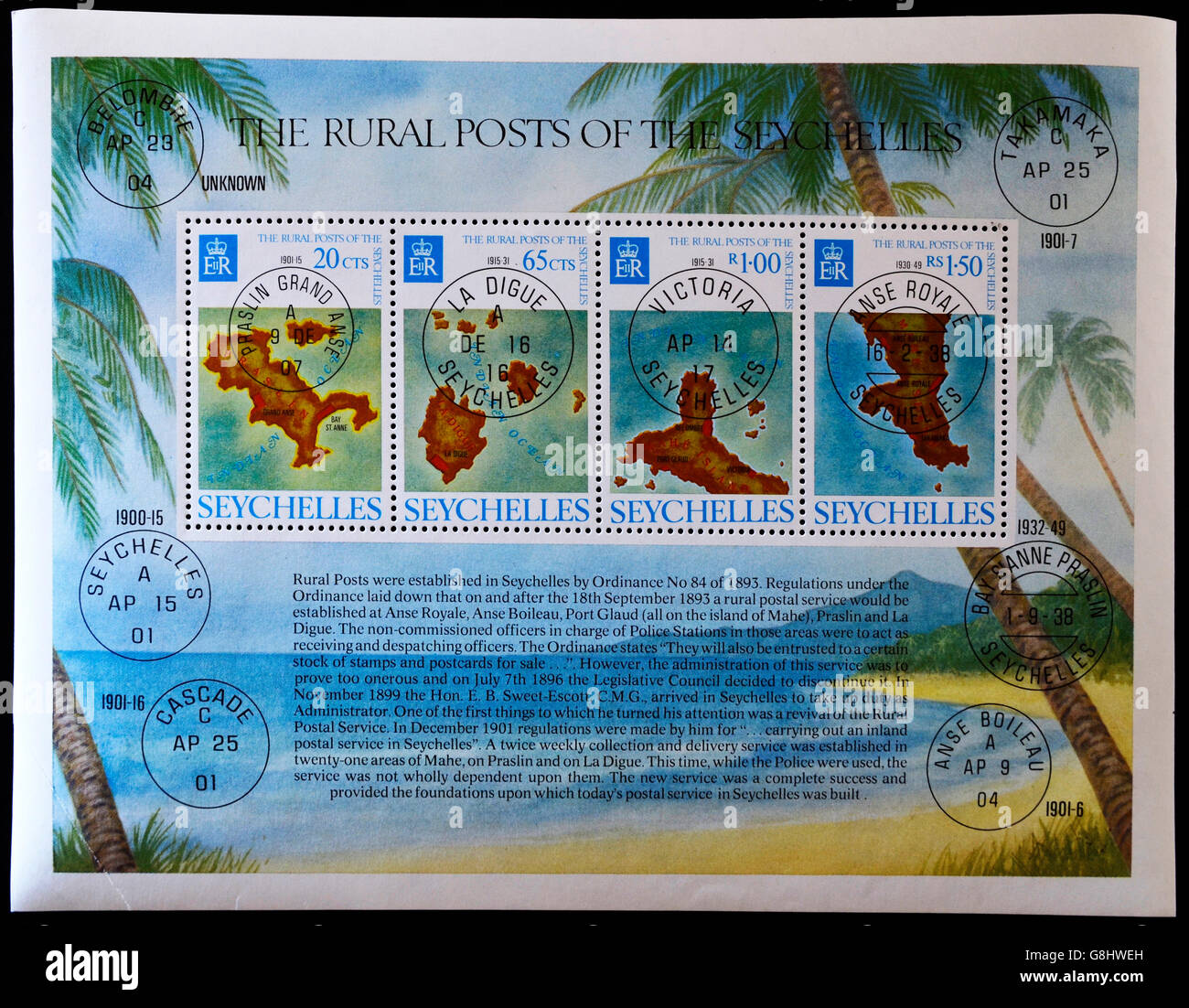 SEYCHELLES ISLANDS - CIRCA 1995: A stamp printed in Seychelles shows ...