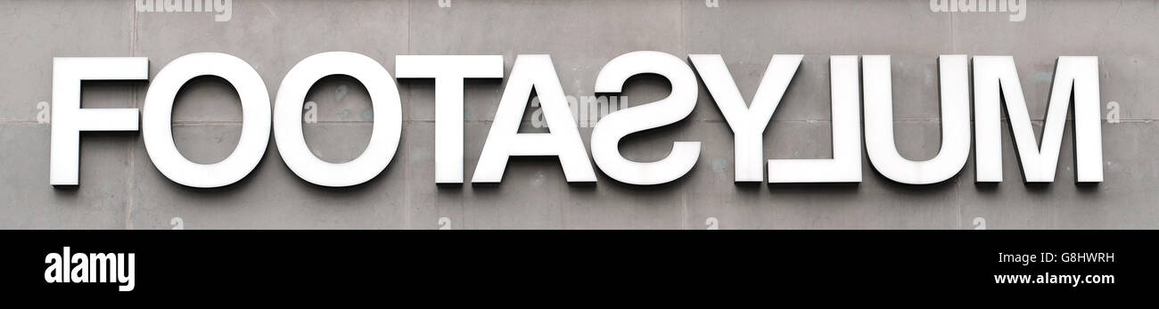 Footasylum logo hi-res stock photography and images - Alamy