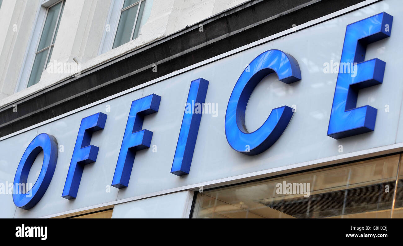 Shop sign stock Stock Photo - Alamy