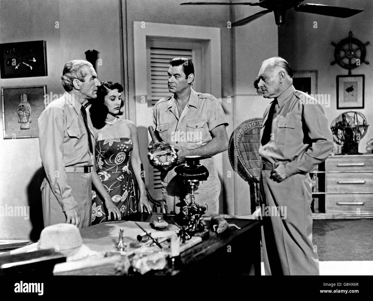 Cannibal Attack, USA 1954, Regie: Lee Sholem, Darsteller: (v. l.) Steve ...