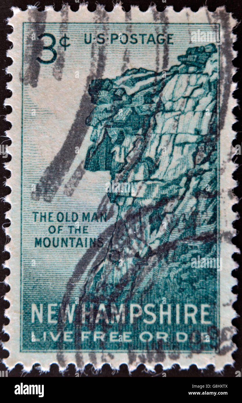 UNITED STATES OF AMERICA - CIRCA 1955: stamp printed in USA, shows ...