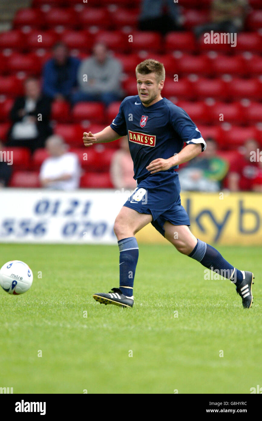 Soccer friendly walsall v manchester united bescot stadium hi-res stock ...