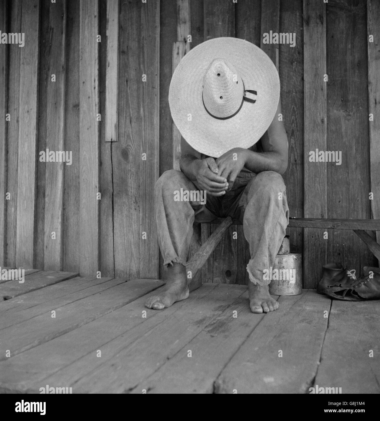 Turpentine Worker, DuPont, Georgia, USA, Dorothea Lange for Farm ...