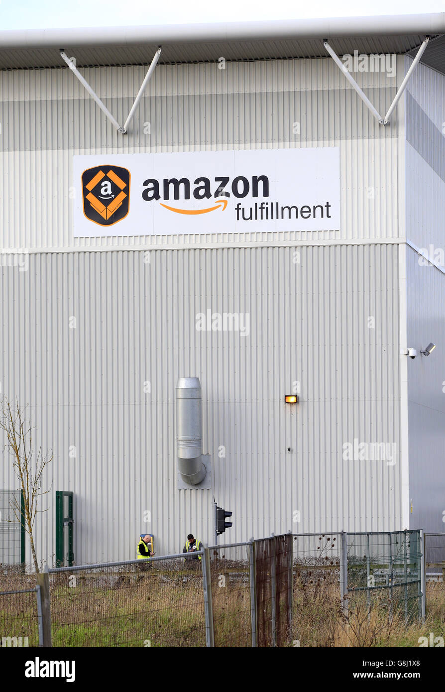 Amazon fulfilment centre Stock Photo - Alamy