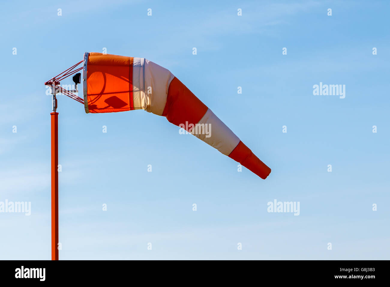 A wind indicator at an airport Stock Photo - Alamy