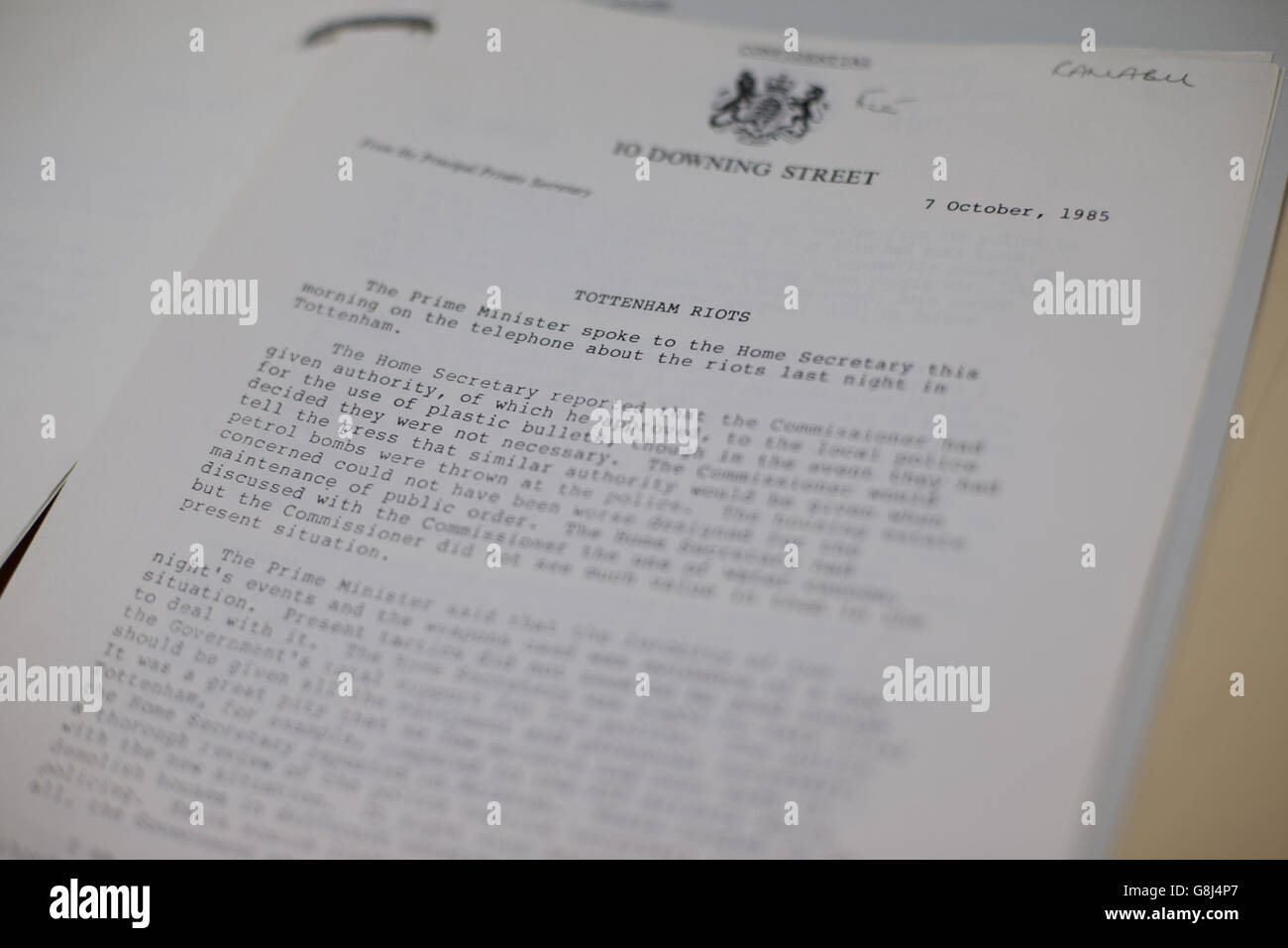 According newly released government papers hi-res stock photography and ...