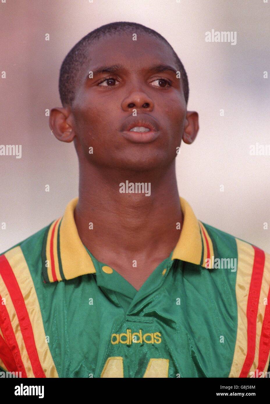 Soccer - Zambia v Cameroon. Sammel Etto, Cameroon Stock Photo - Alamy