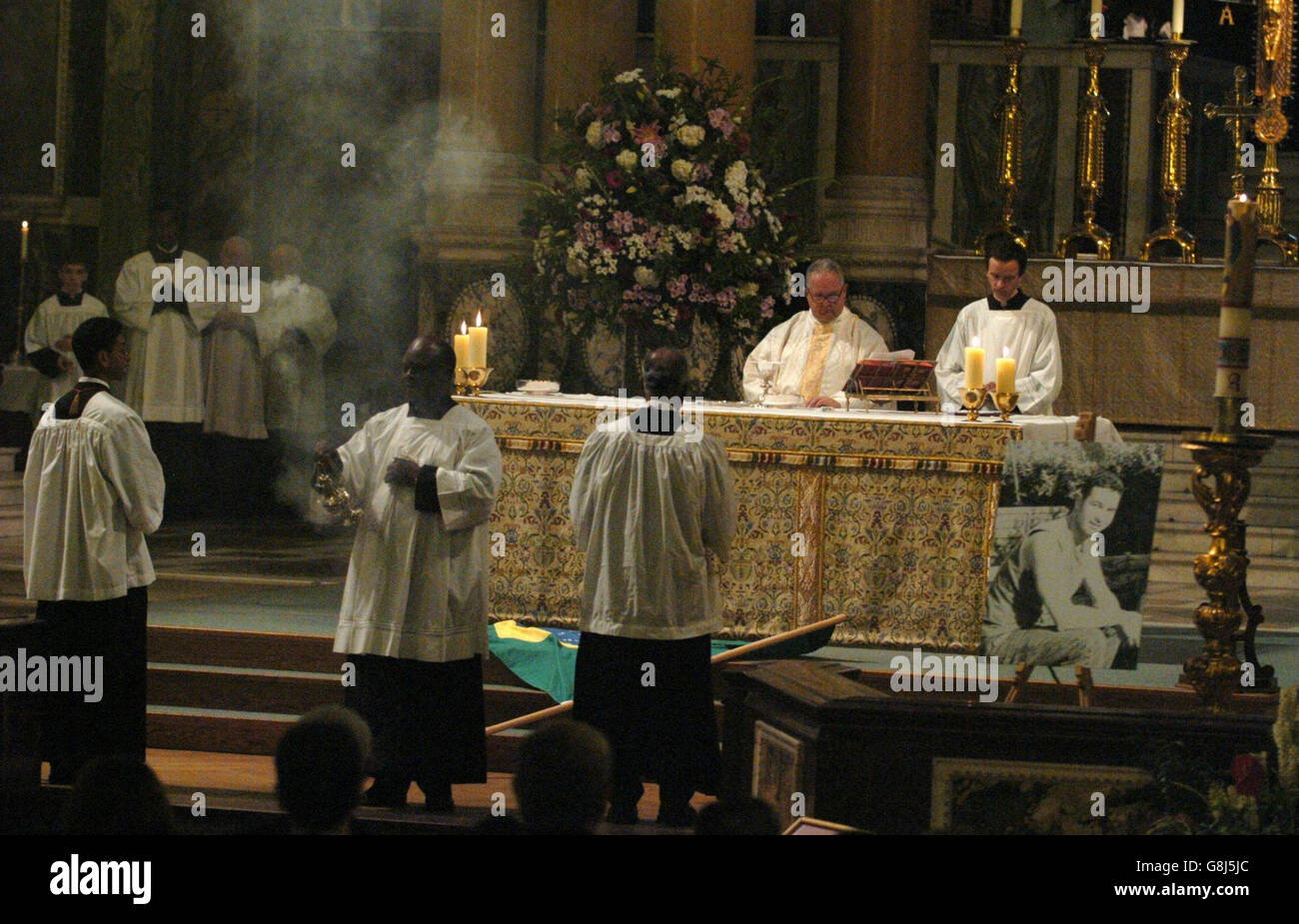 A requiem mass for Brazilian national Jean Charles de Menezes is led by ...