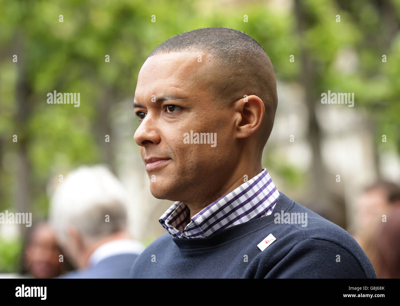 Clive Lewis, MP for Norwich South, after attending a photocall with his ...