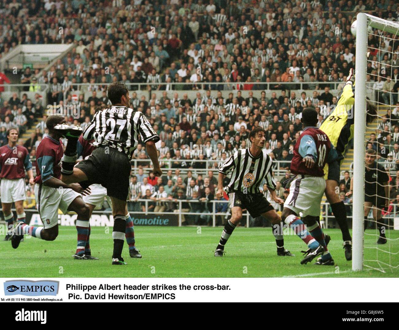 Soccer - Carling Premier League, Newcastle United v Aston Villa ...