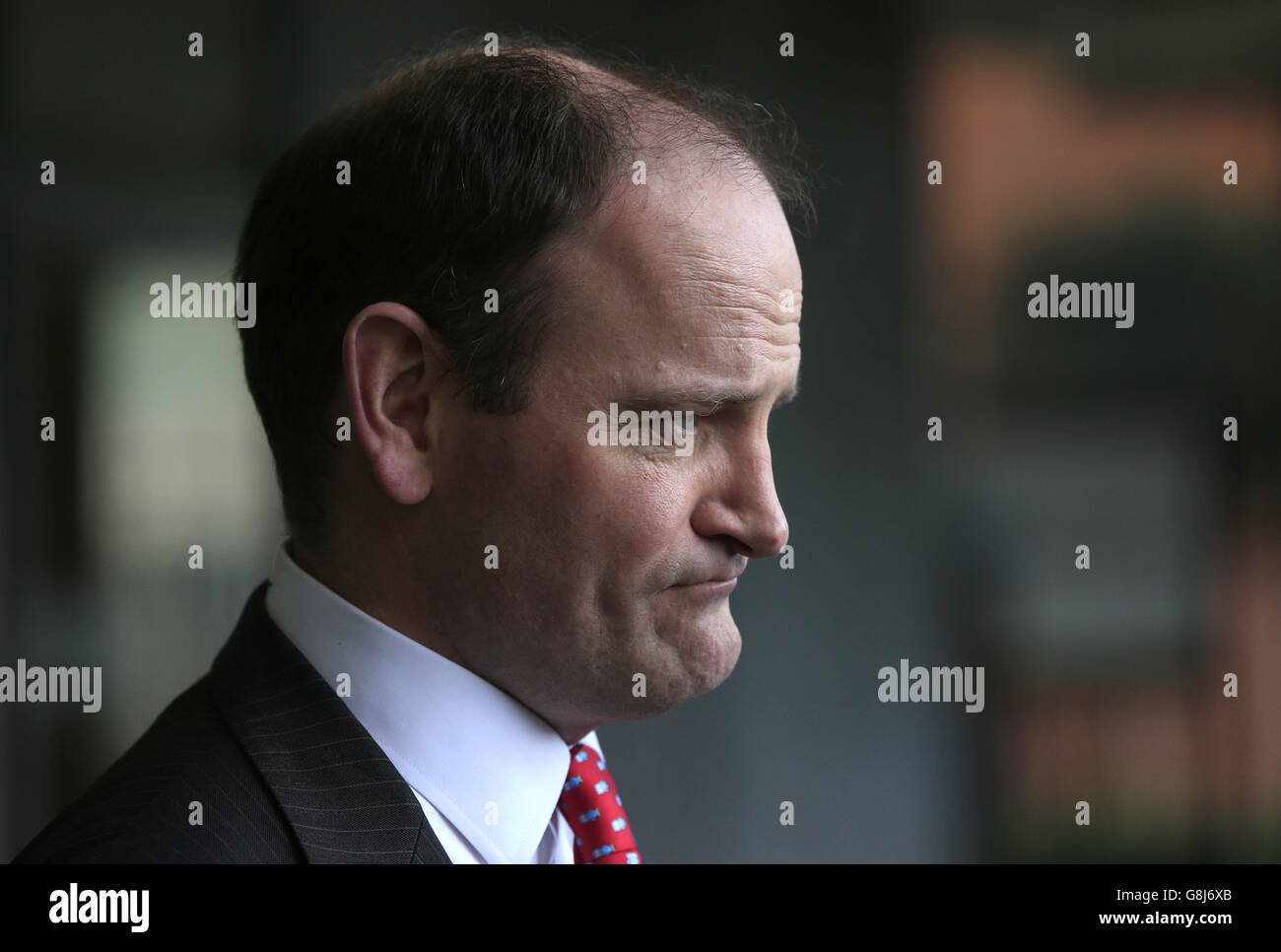 Ukip mp douglas carswell to the media outside portcullis house hi-res ...
