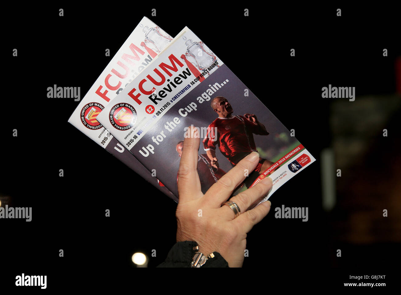 Fa cup programme seller hi-res stock photography and images - Alamy