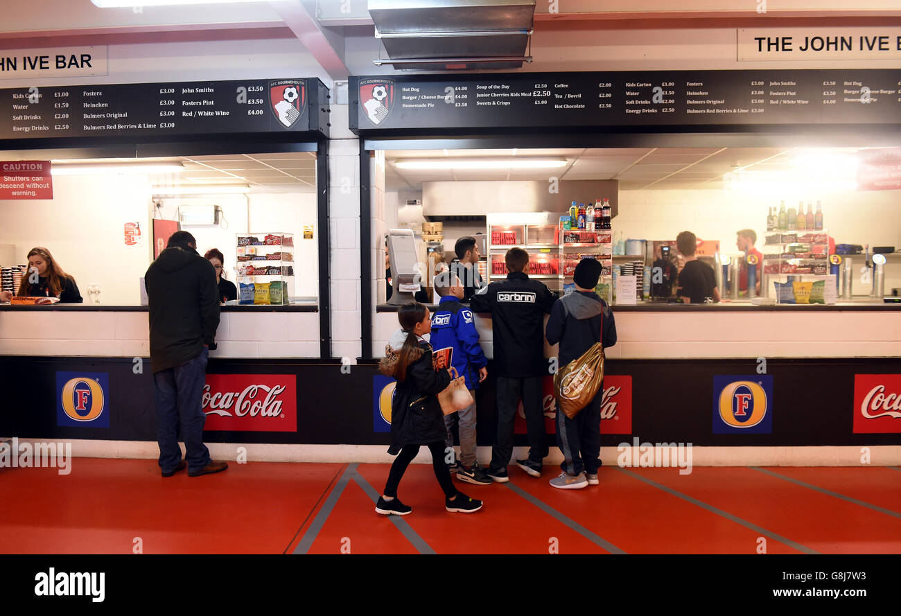 The John Ive Bar selling food and drink in a concourse at the Vitality ...