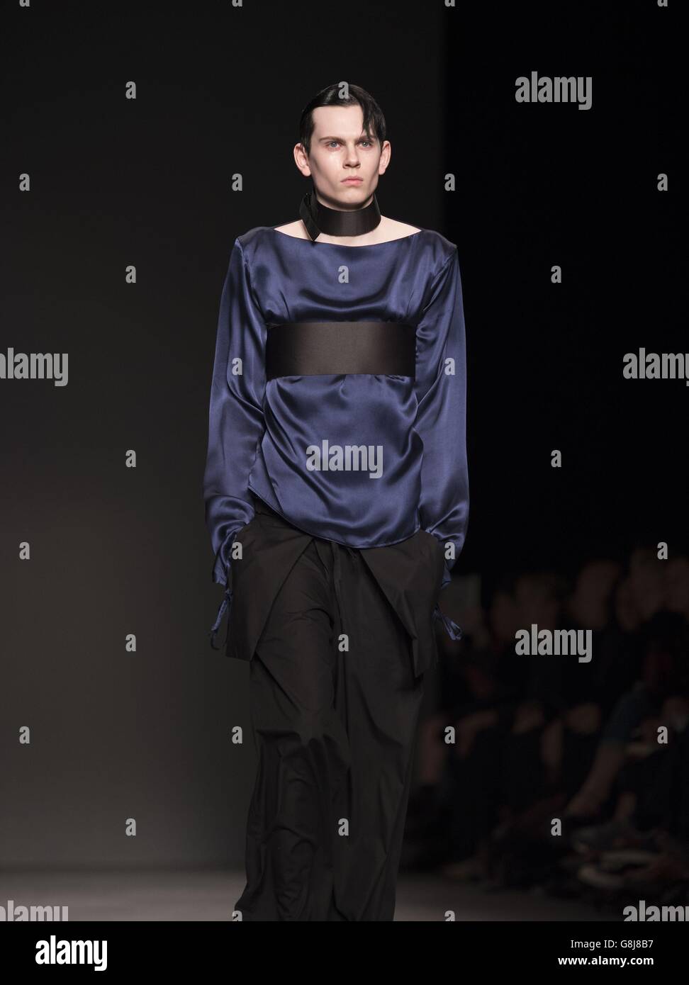 MAN Fashion show - London Collections Men AW2016 Stock Photo - Alamy