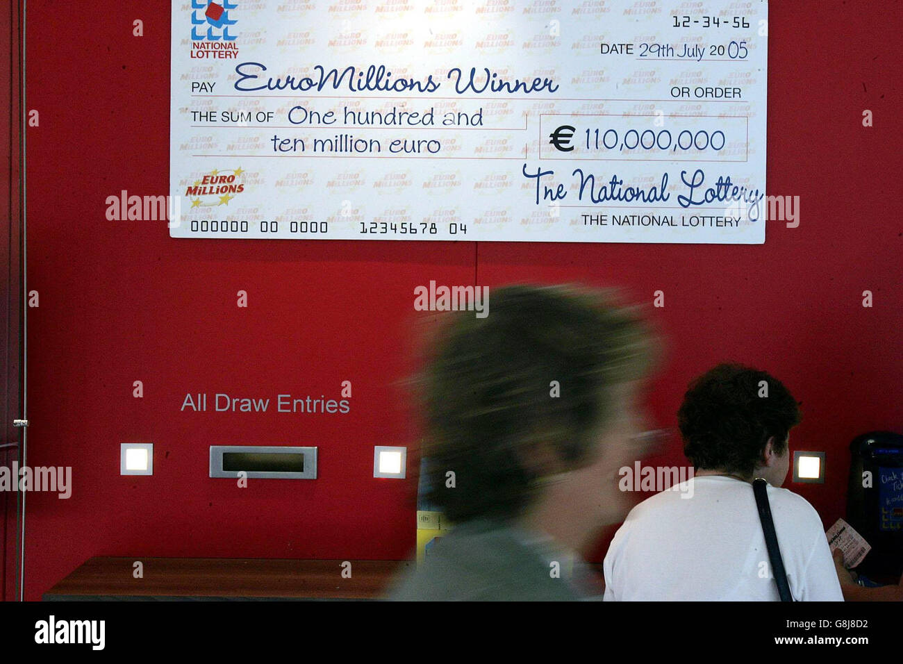 The Irish National Lottery Headquarters as the media await the arrival ...