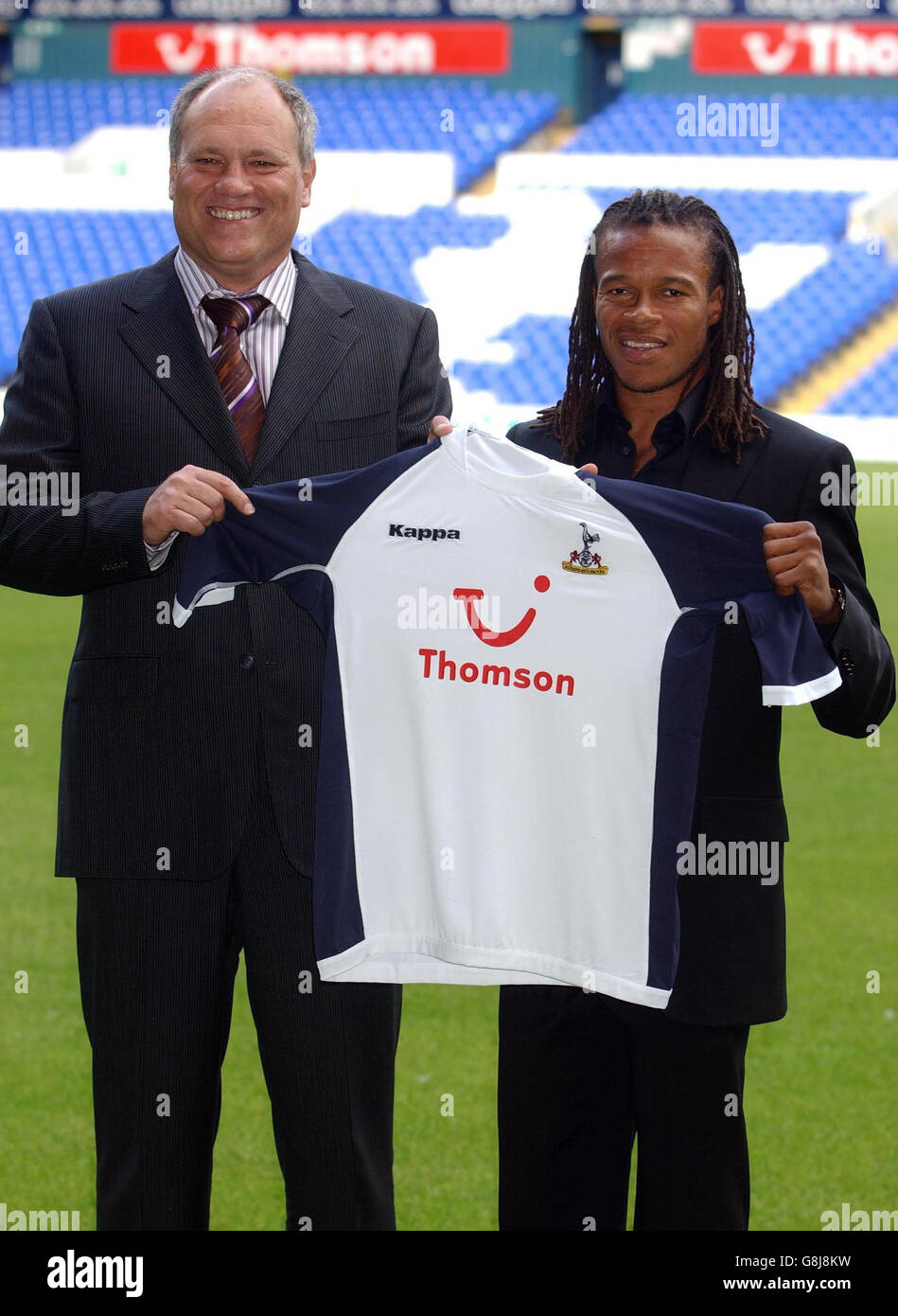 Soccer - Tottenham Hotspur new signing - Edgar Davids - White Hart Lane ...