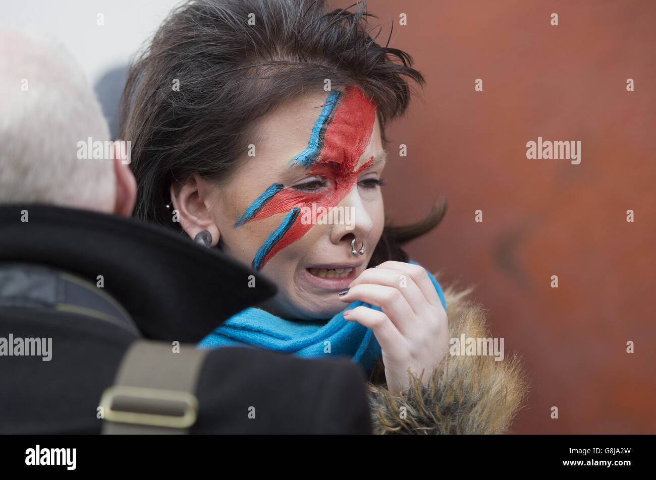 David Bowie Ziggy Stardust Face