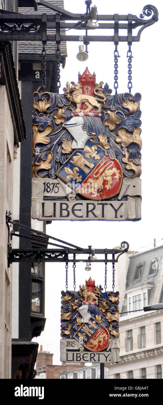 Buildings and Landmarks - Liberty's - London Stock Photo - Alamy