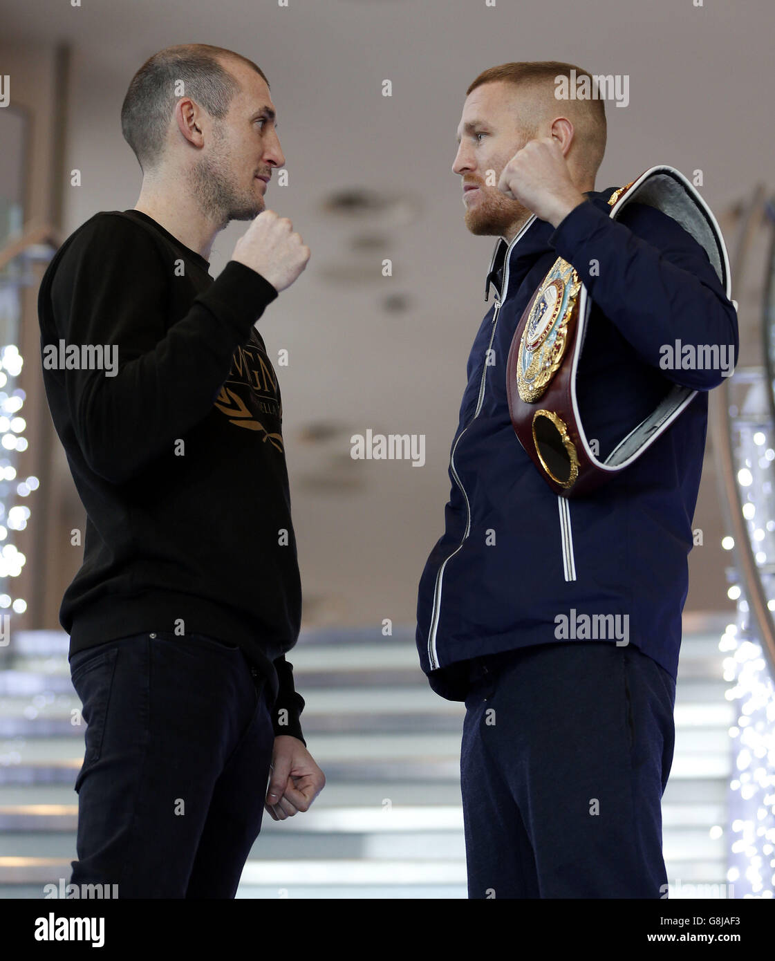 Terry Flanagan v Derry Mathews Press Conference - Hilton Hotel. Terry ...