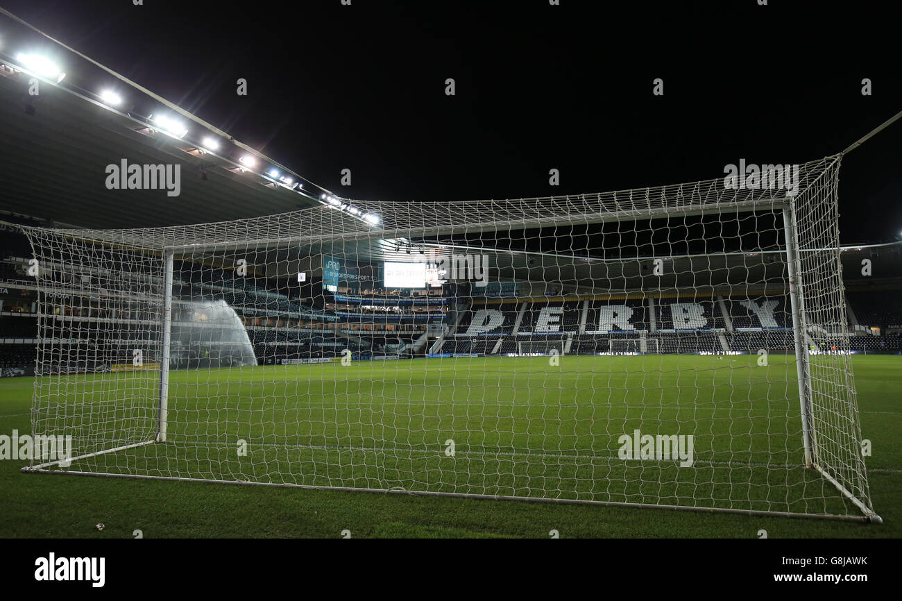 General view inside ipro stadium game between derby county reading hi ...