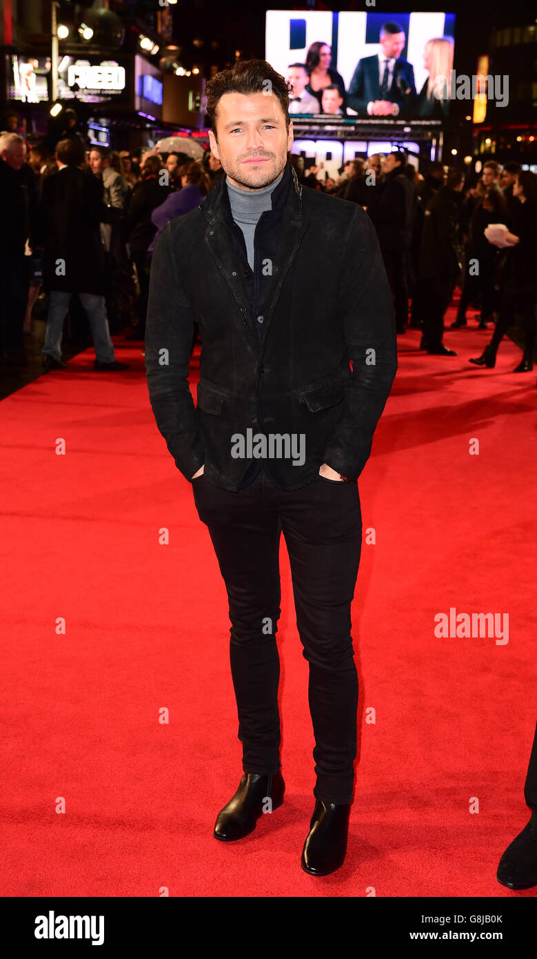 Mark Wright attending the European premiere of Creed held at the Empire ...