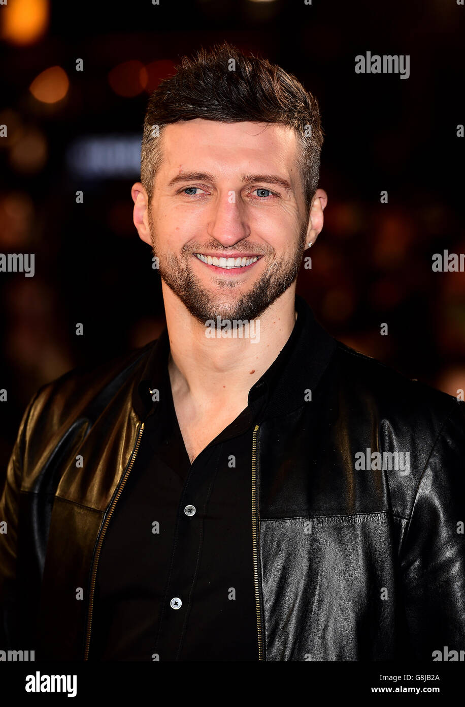 Carl Froch attending the European premiere of Creed held at the Empire ...