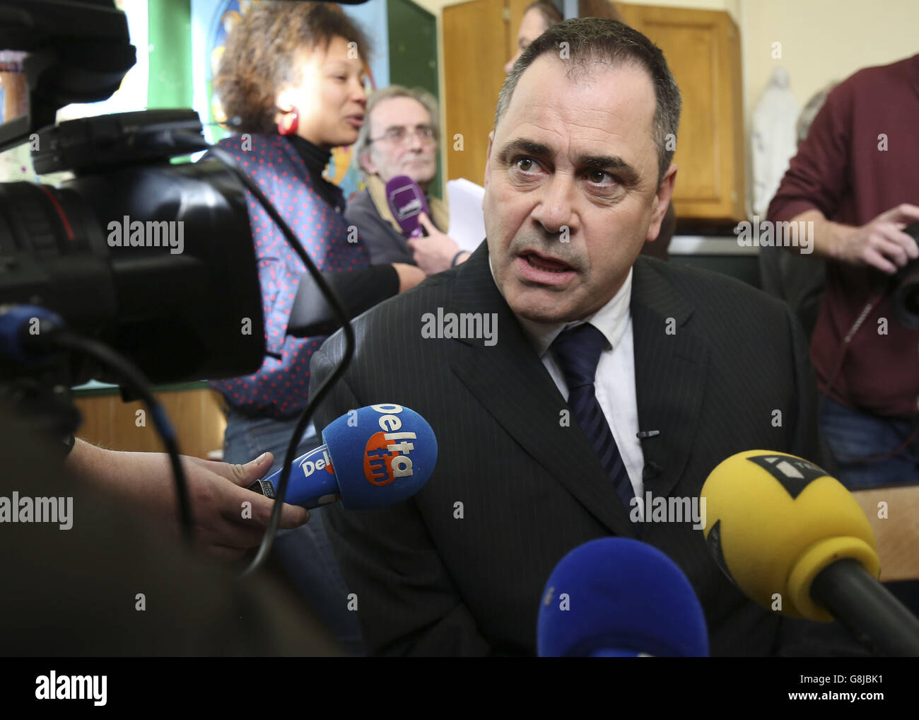 Rob Lawrie appears at a press conference before a hearing at the ...