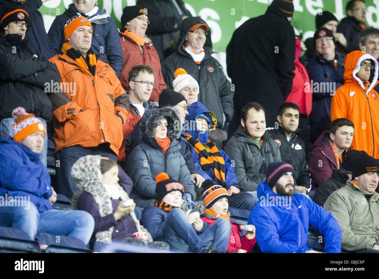 Dundee united fans in the stands hi-res stock photography and images ...