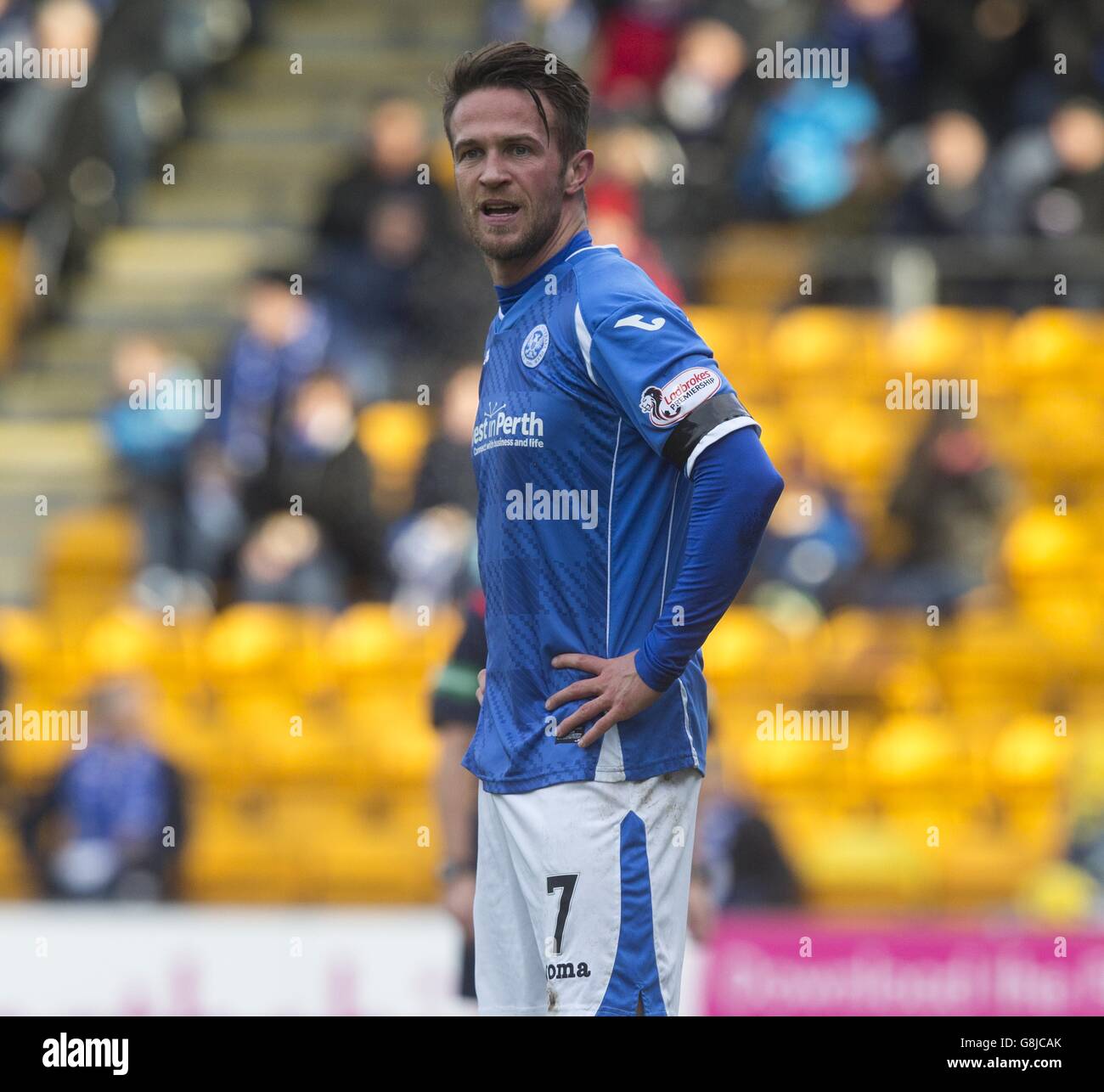 St Johnstone's Chris Millar during the Scottish Premiership match at ...