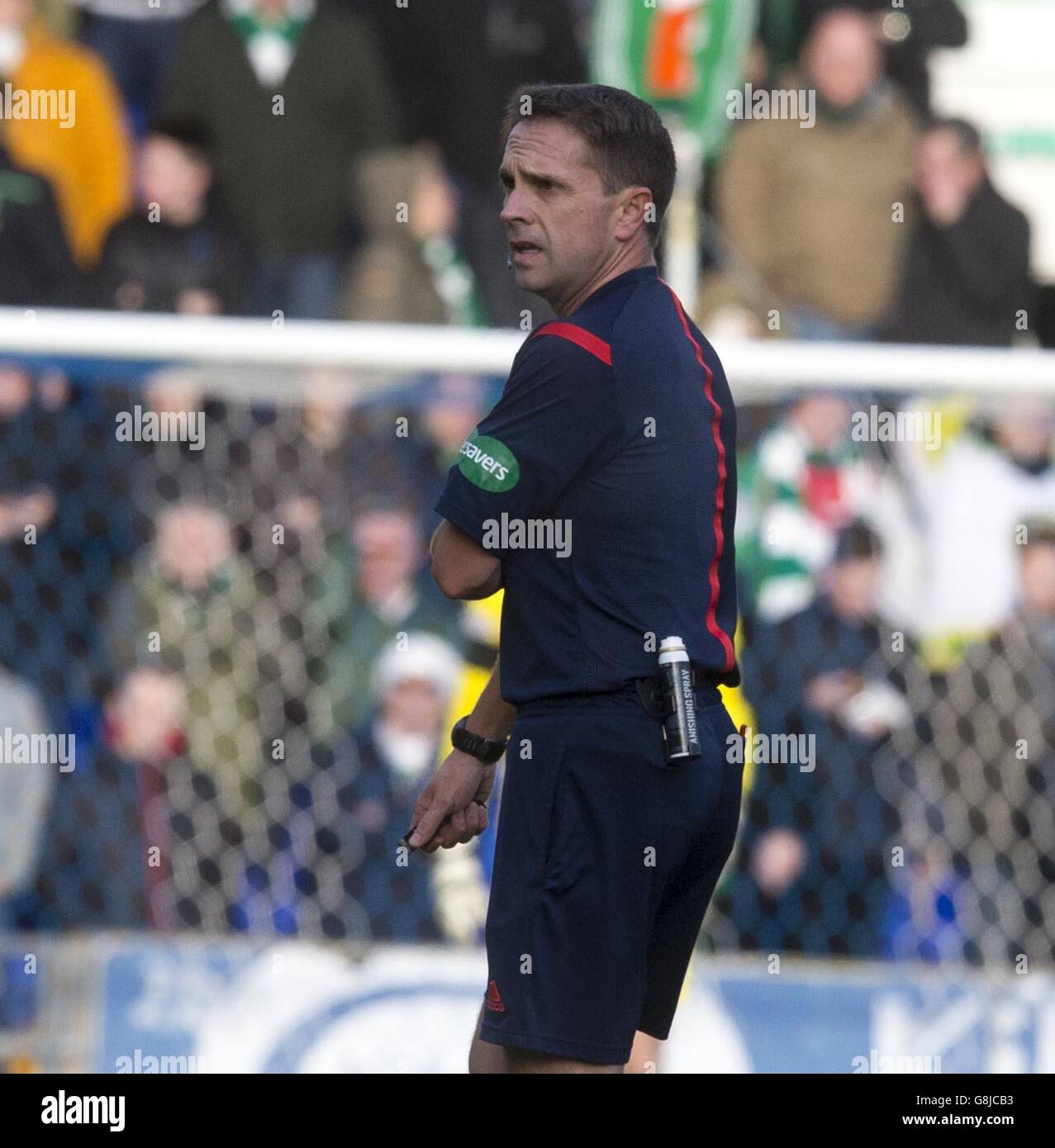 Referee Crawford Allan during the Scottish Premiership match at ...